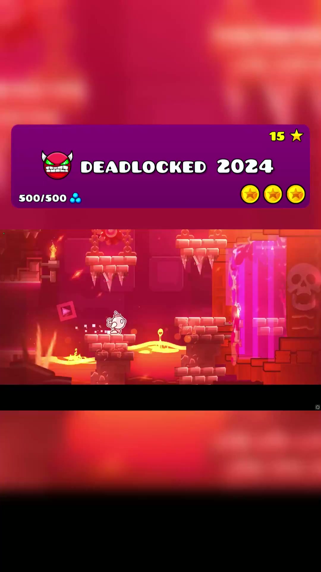 Deadlocked 2024 - Geometry Dash 2.2 #shorts #gd #deluxe12