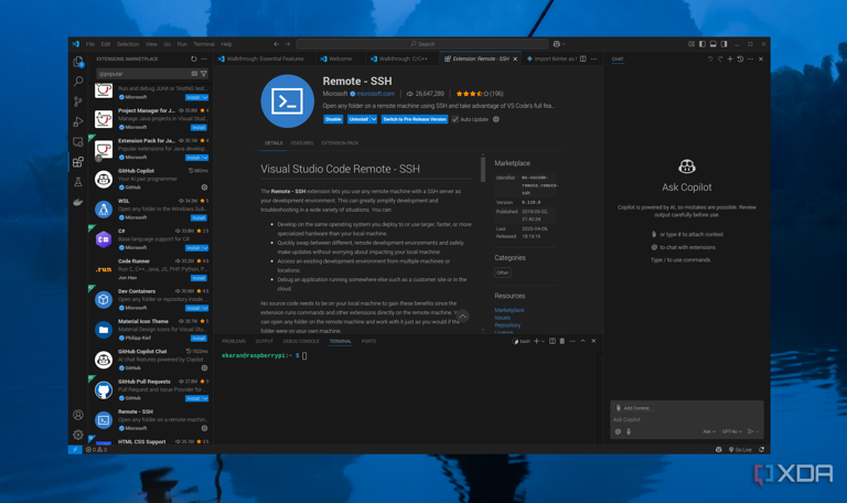 VS Code via SSH is one of the most mind-blowing features I've ever used