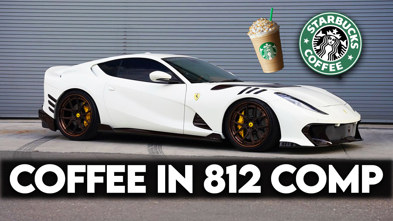 Driving a Ferrari 812 Competizione for coffee: The most excessive ...