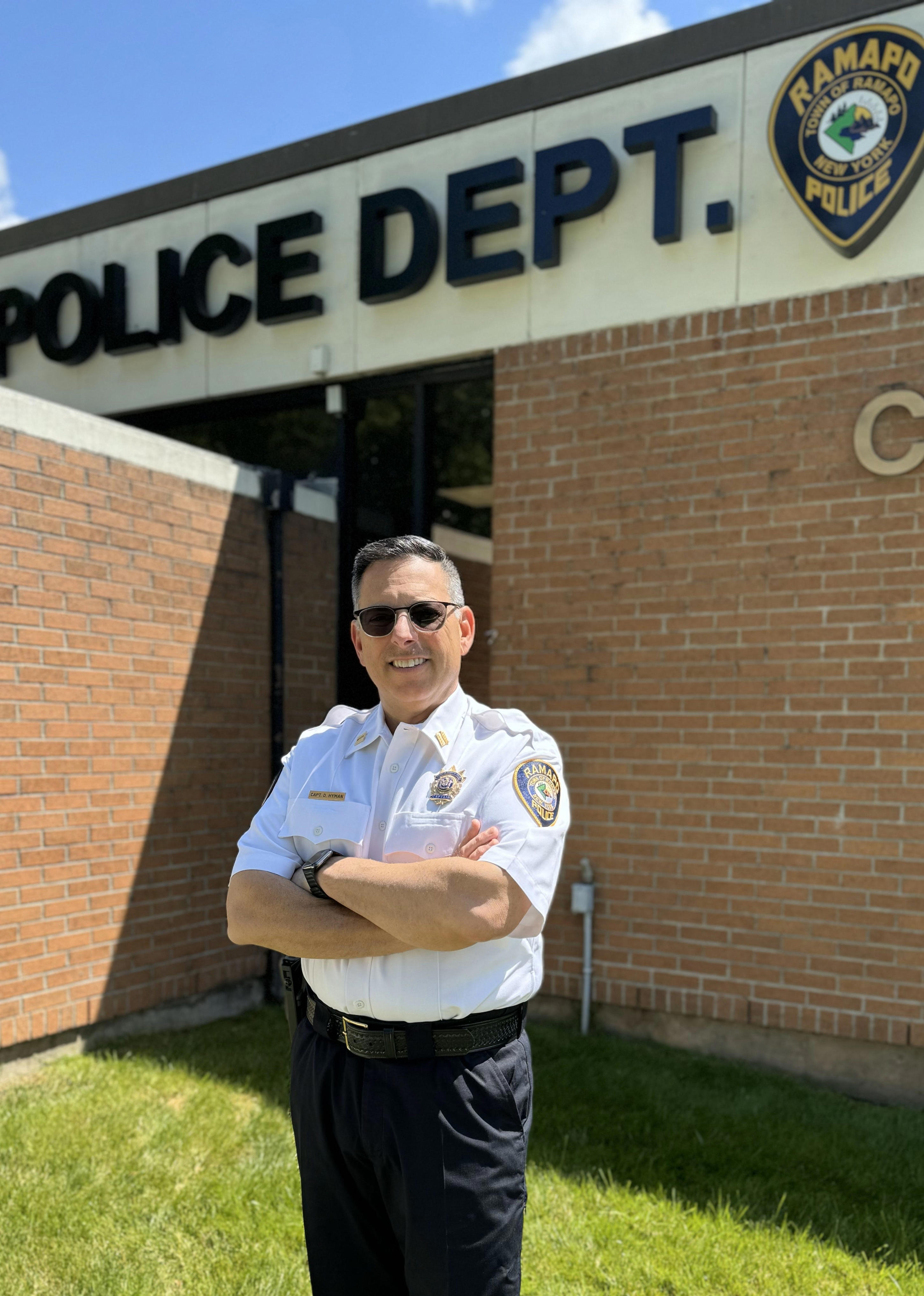 Ramapo police chief rescues man trapped in window during house fire