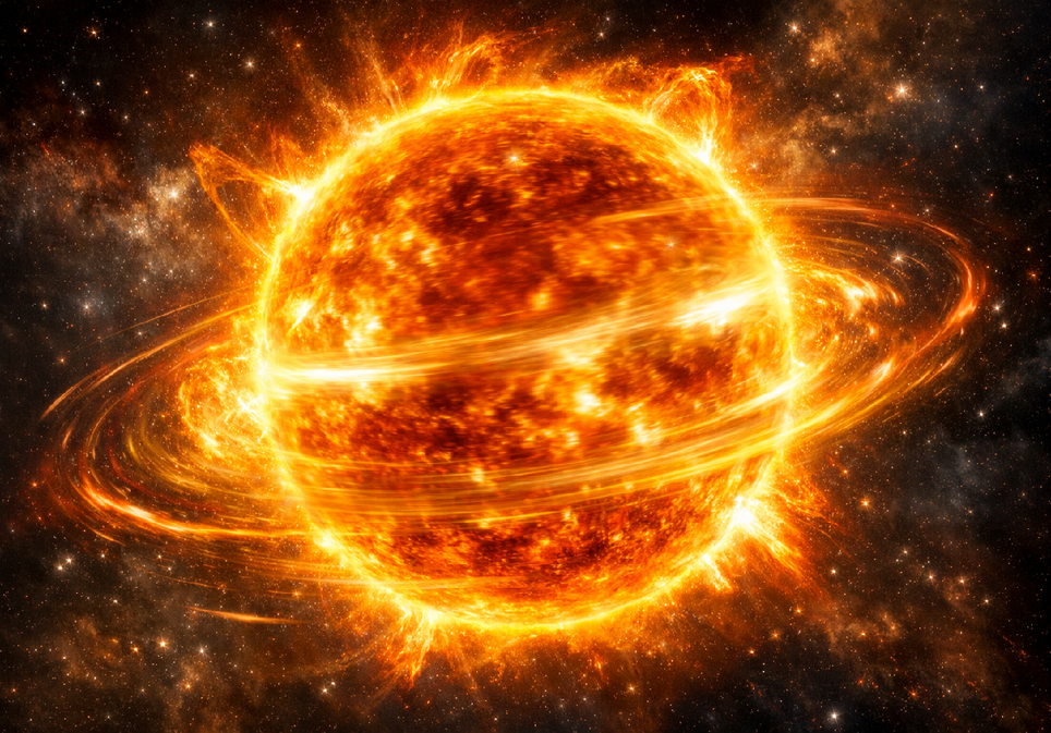 La turbulenta juventud del Sol: así era cuando giraba diez veces más ...