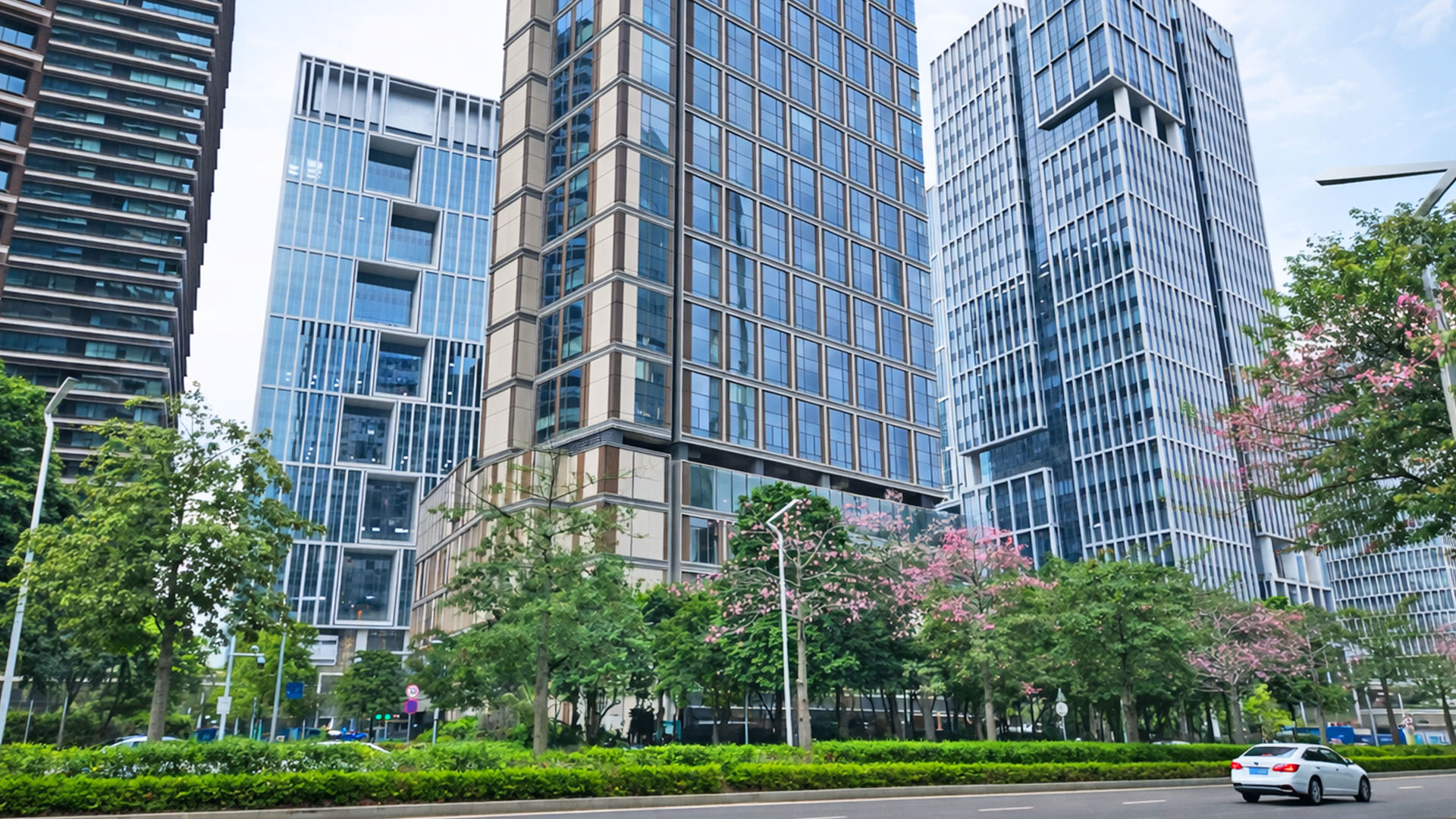 Qianhai v Shenzhenu: Dokonale upravená čtvrť