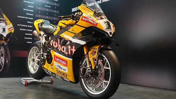 Ducati Panigale V4 R WSBK championship-winning bike showcased in India