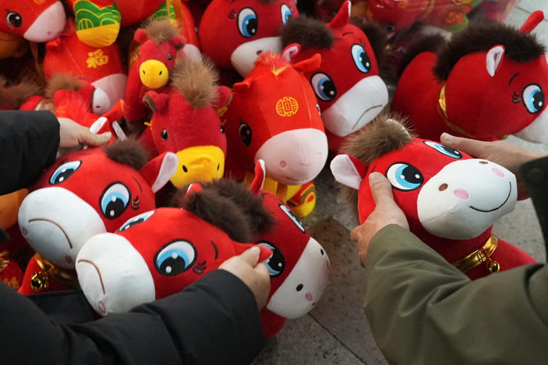 This viral crying horse plushie has become an iconic symbol for the ...