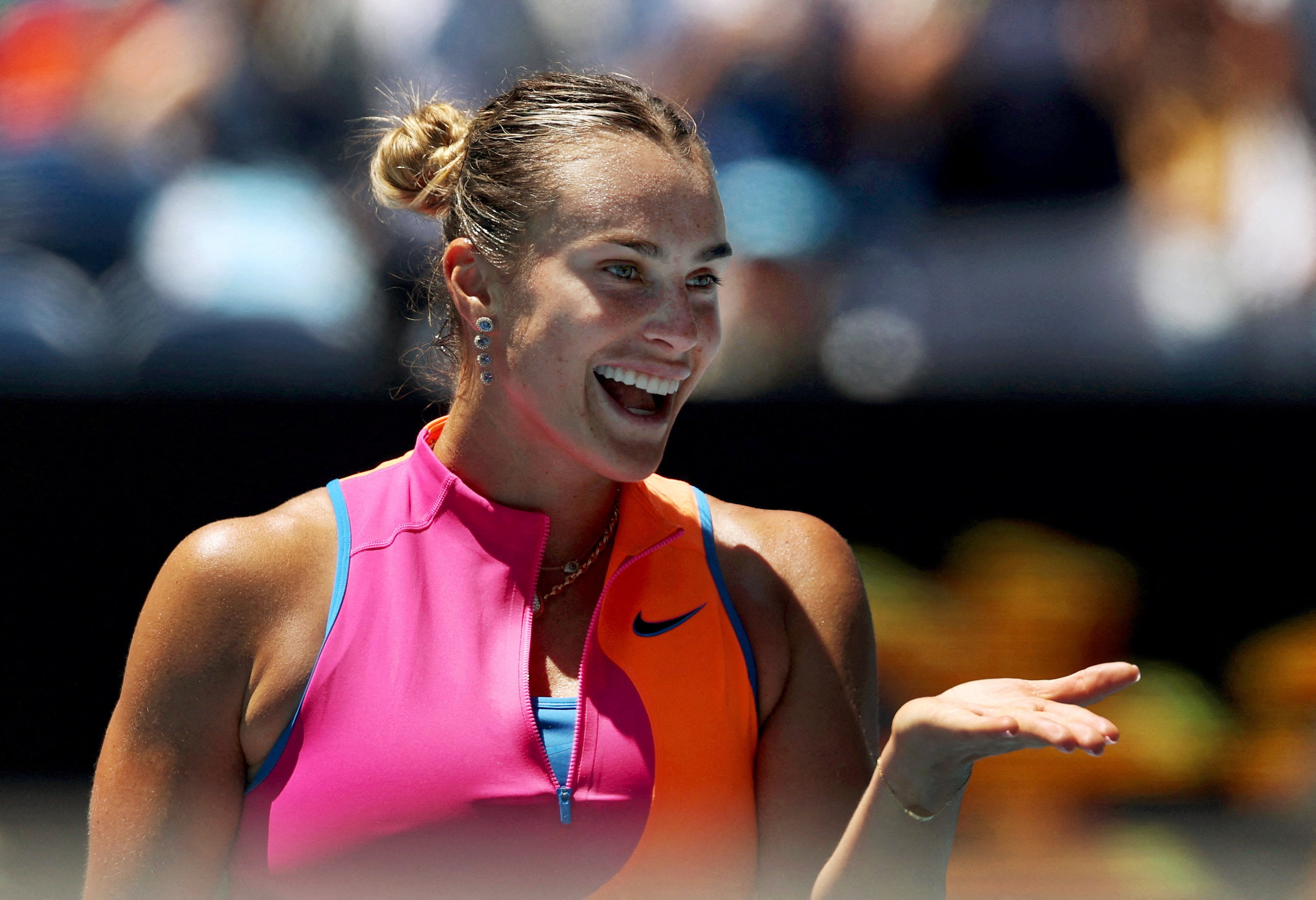 Whoop ban: Aryna Sabalenka urges Australian Open to relax rules on ...