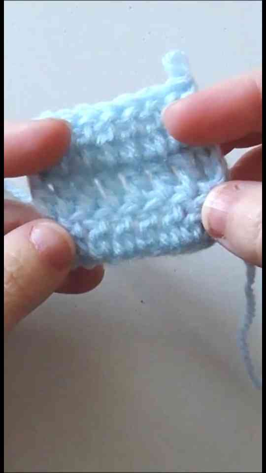Perfect double crochet start of a round