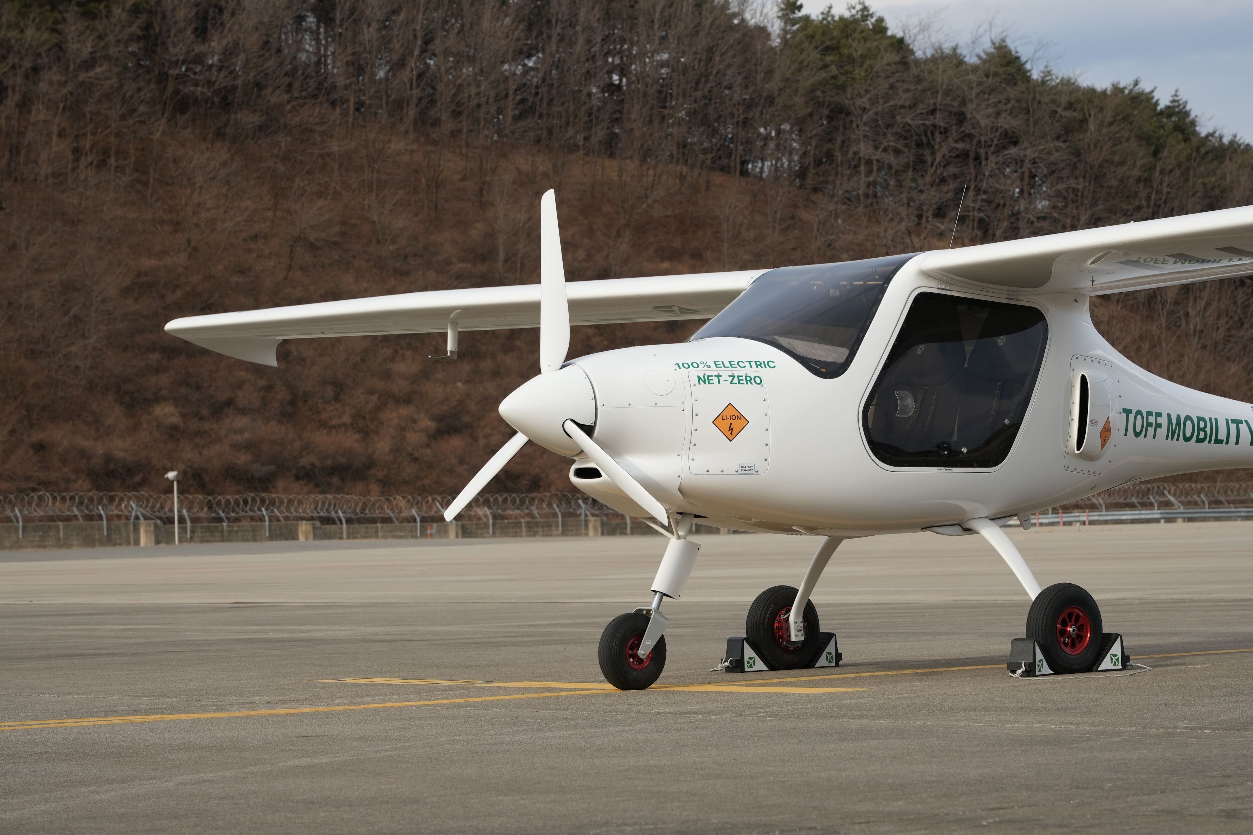 South Korea's first electric airplane takes flight
