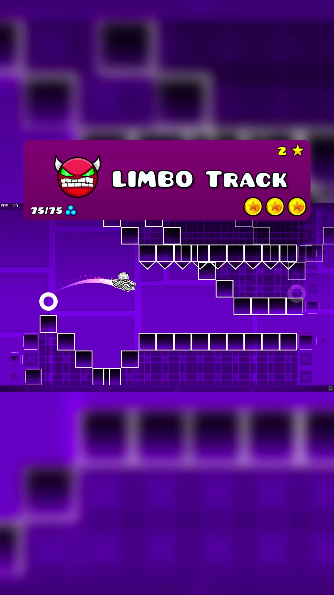 Limbo but back on track #shorts #geometrydash #funny #gaming