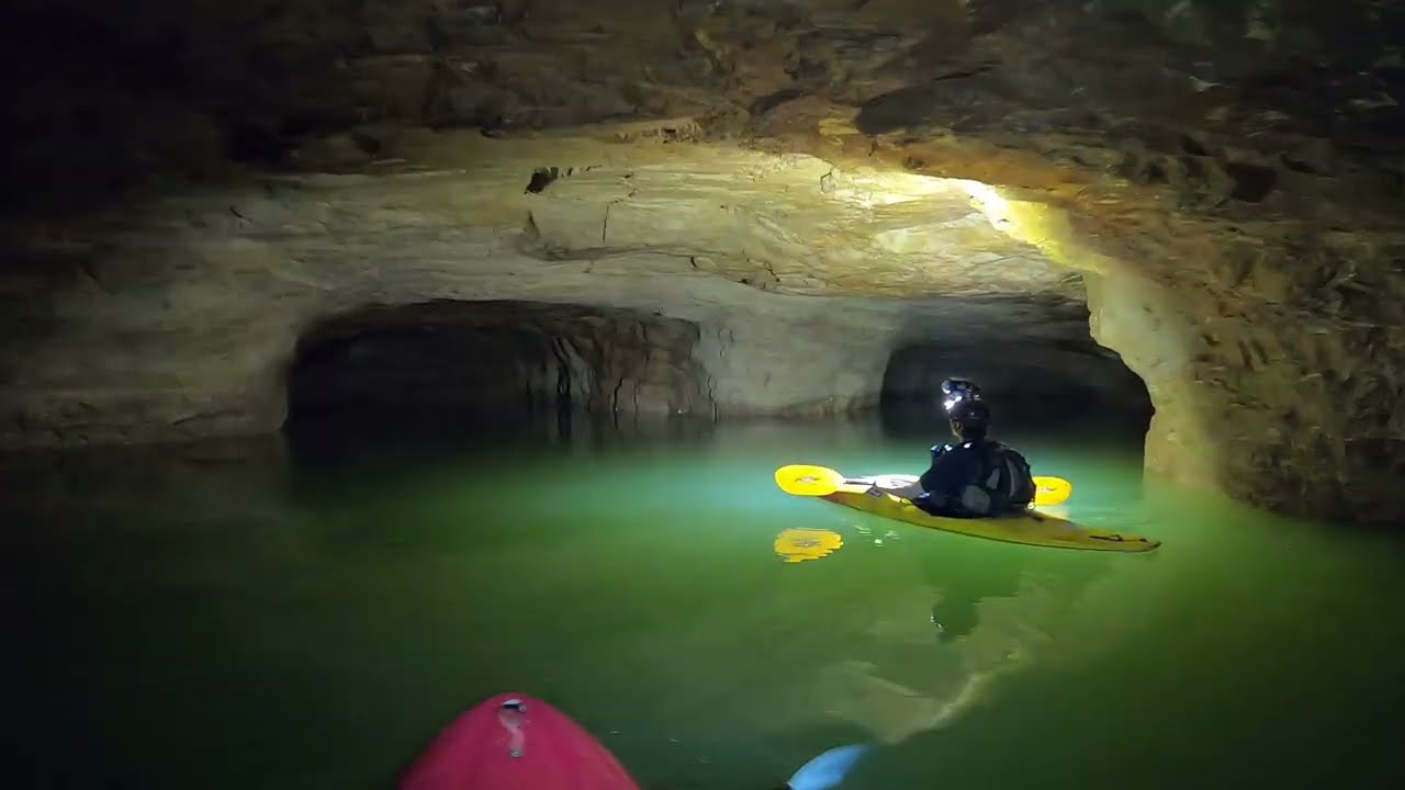 This marble mine was so massive they explored it by kayak