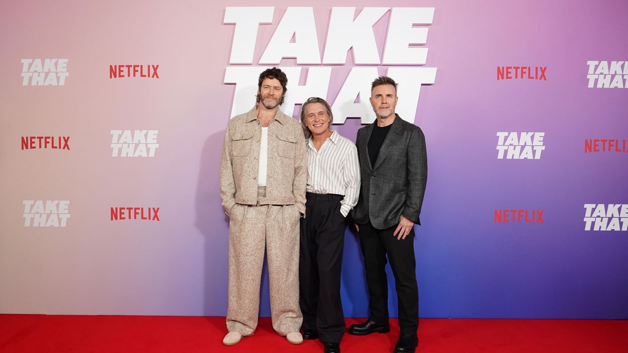 Take That surprise fans with performance at special London screening