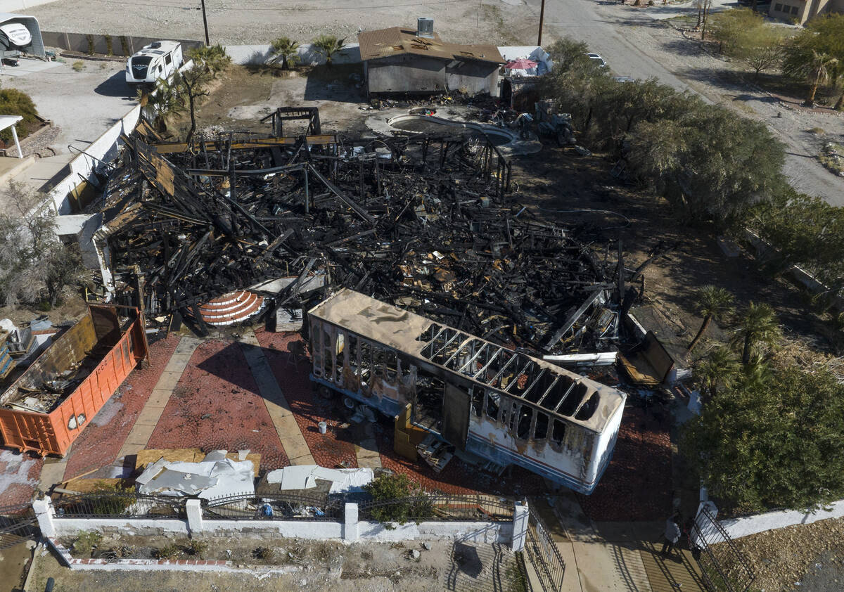 East Las Vegas house destroyed in early morning fire