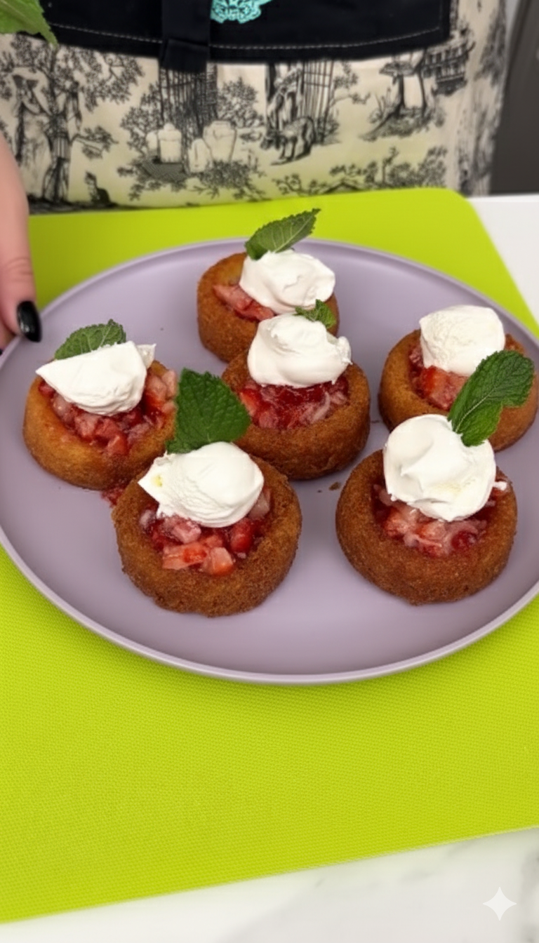 This strawberry treat comes together in minutes