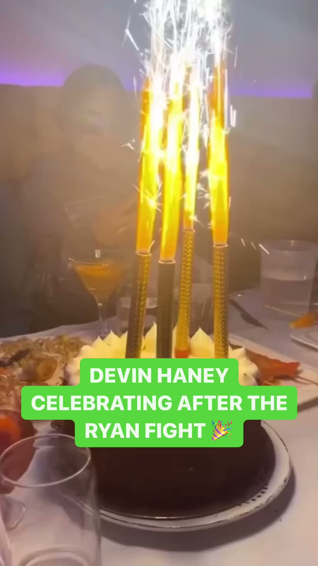 Devin Haney & team celebrating after Ryan Garcia fight 👀