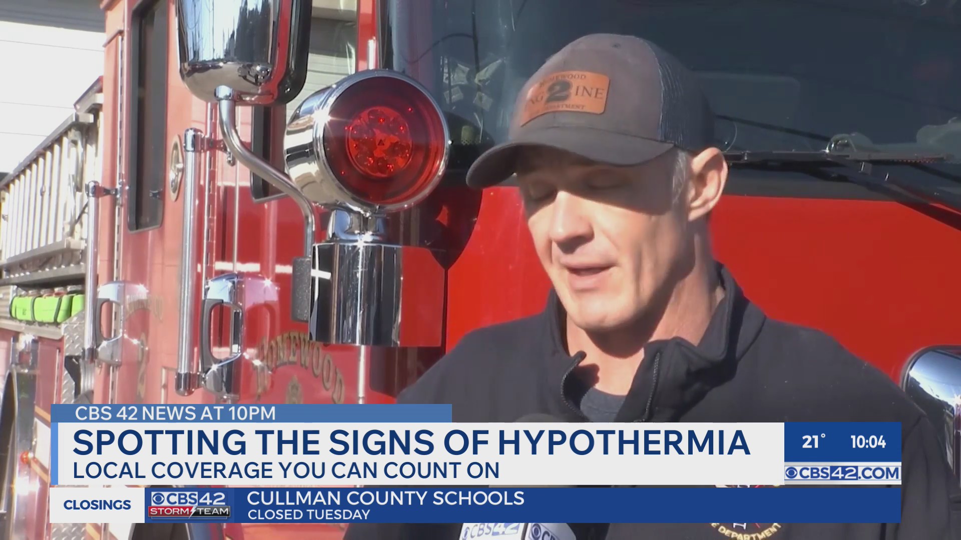 Cold has paramedic urging people to stay indoors