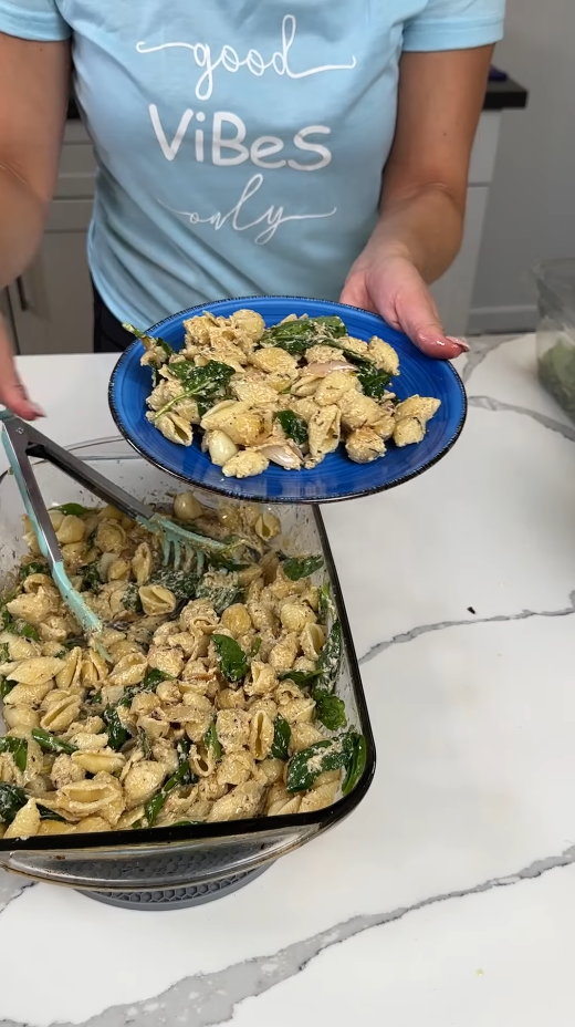 Lemon Boursin one-pan pasta
