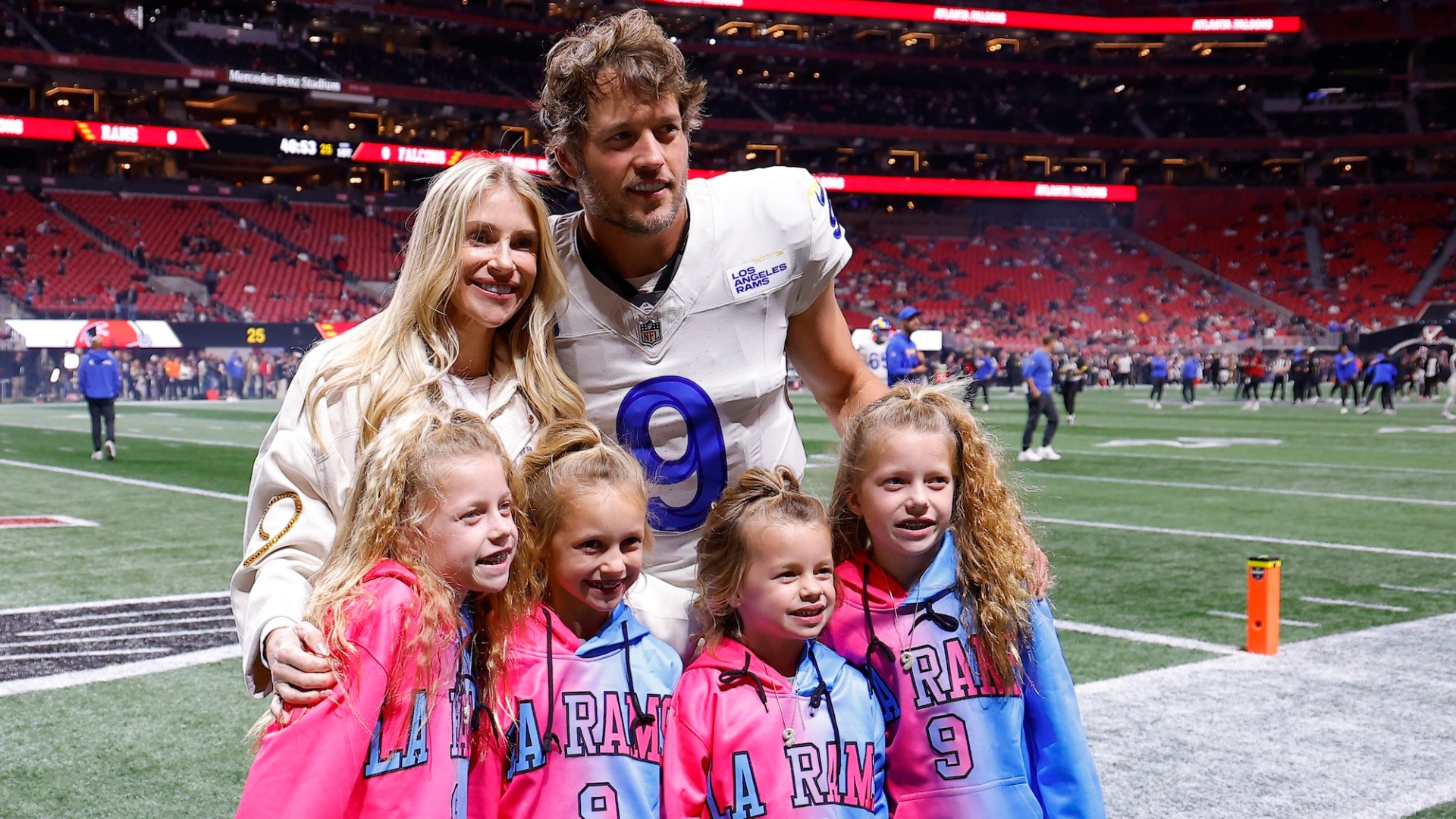 Kelly Stafford shares security video of Matthew's return home after ...