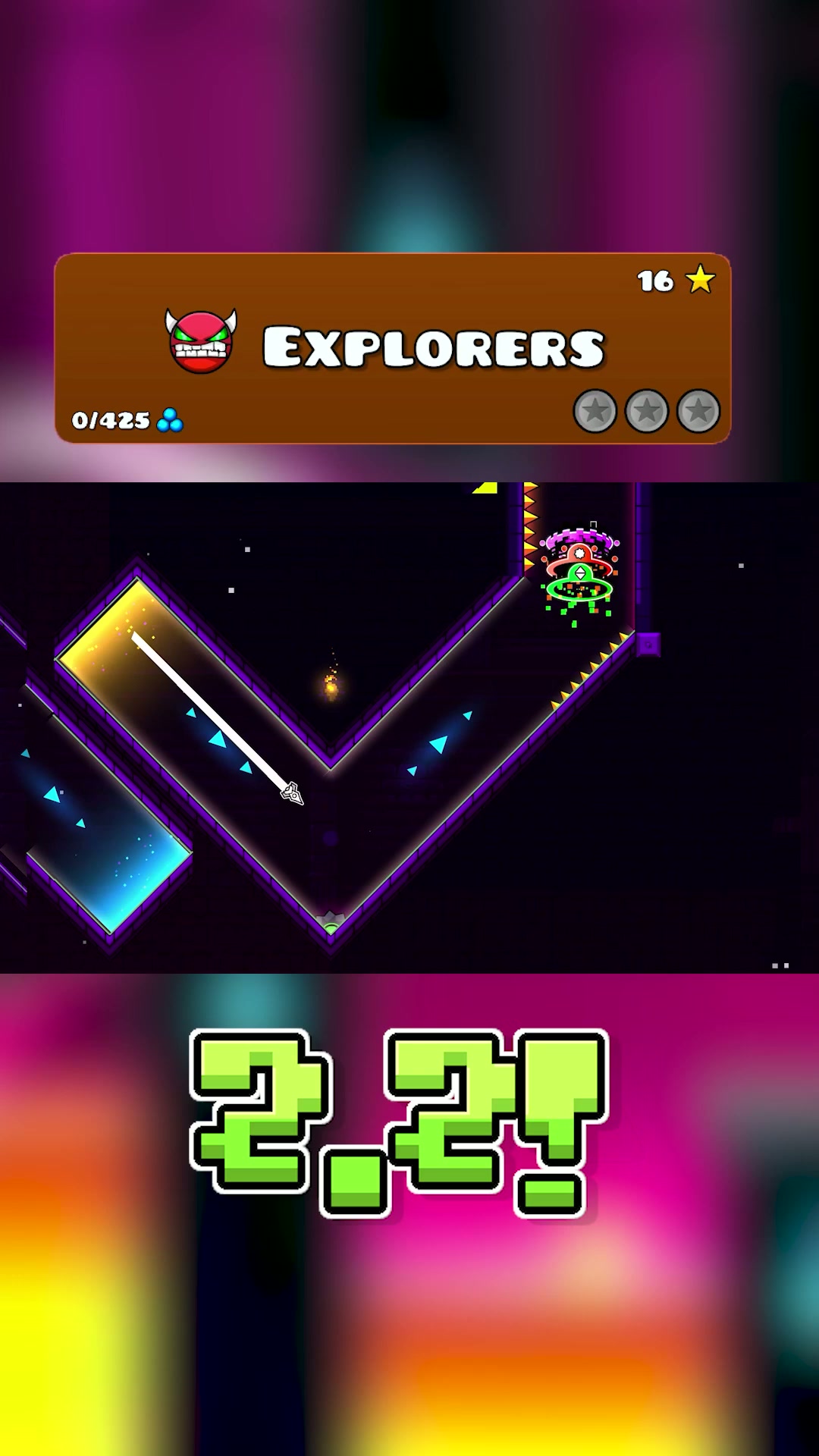 Explorers Geometry Dash 2.2 #shorts