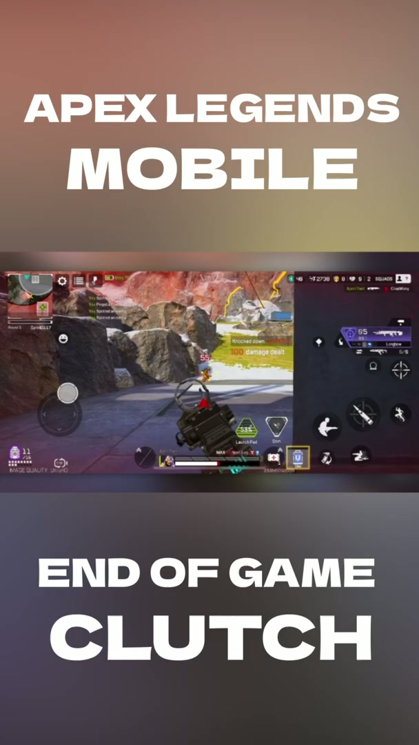 Insane end of game clutch in Apex Legends Mobile!