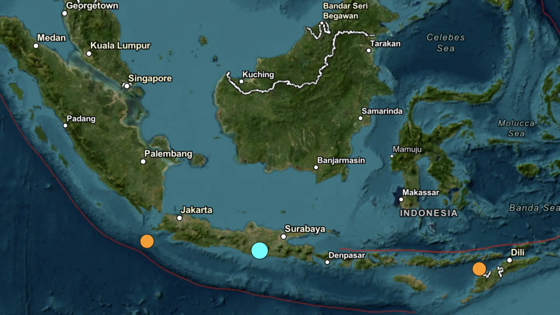 Un terremoto de magnitud 5,7 sacude la isla indonesia de Java
