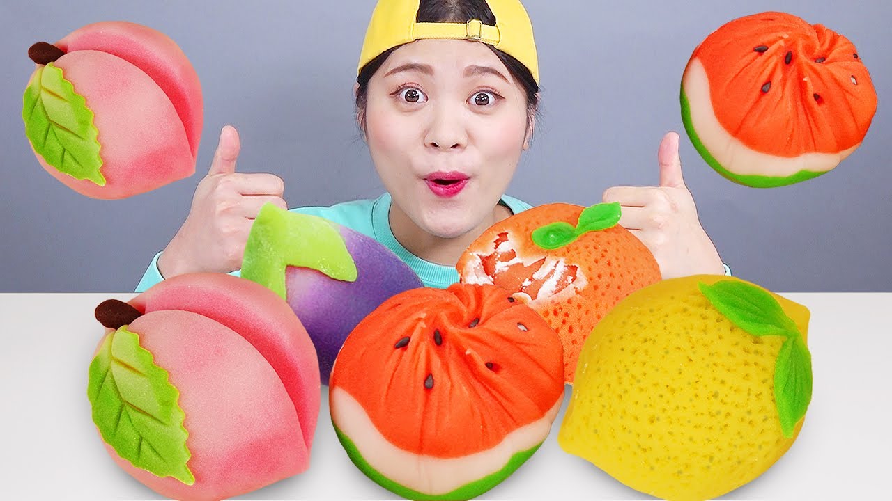 เค้กข้าวผลไม้ mukbang DONA โดนาไทย