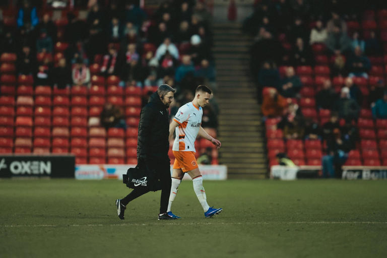 Blackpool squad news v Mansfield Town: Eight out and one doubt for ...