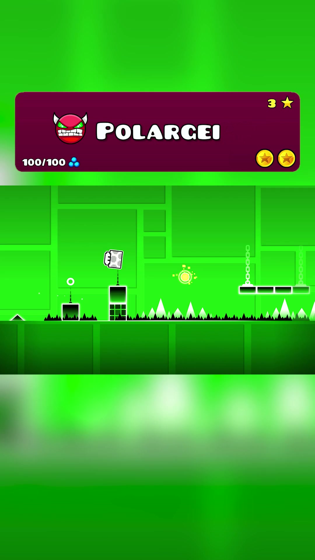Polargeist just hold! Geometry Dash #shorts #gd