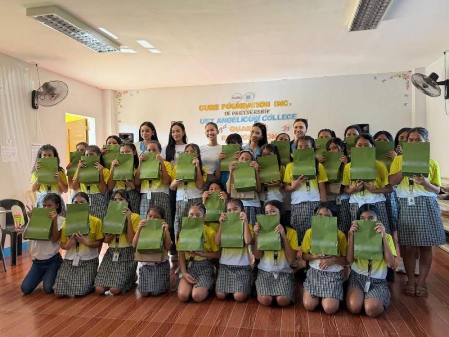 Miss World Philippines candidates visit survivors of online child ...
