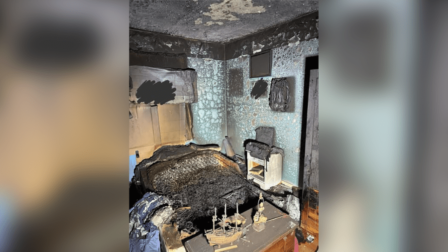 1 hospitalized after fire at home in Pendleton