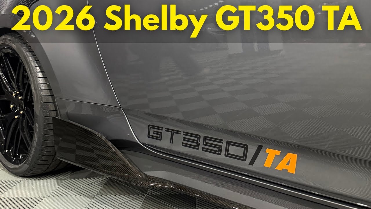 What makes the 2026 Shelby GT350 TA a modern muscle icon