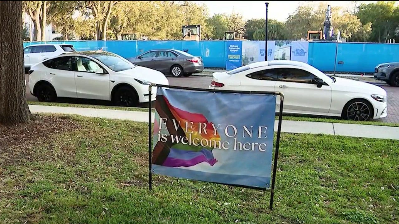Winter Park church banner burned in apparent act of vandalism; possible ...