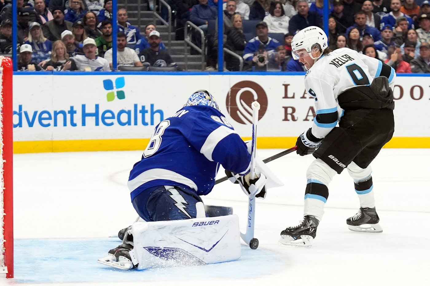 NHL roundup: Vasilevskiy makes 28 saves as Lightning blank Mammoth 2-0