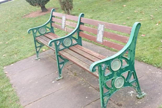 Fundraising appeal after 'rescue mission' to save memorial bench