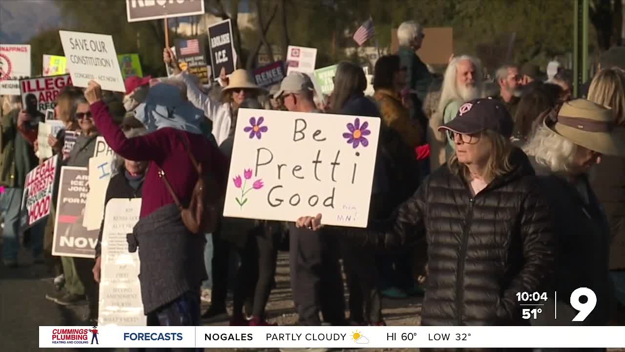 Vigil held on the Southside for Alex Pretti who died during ICE operation
