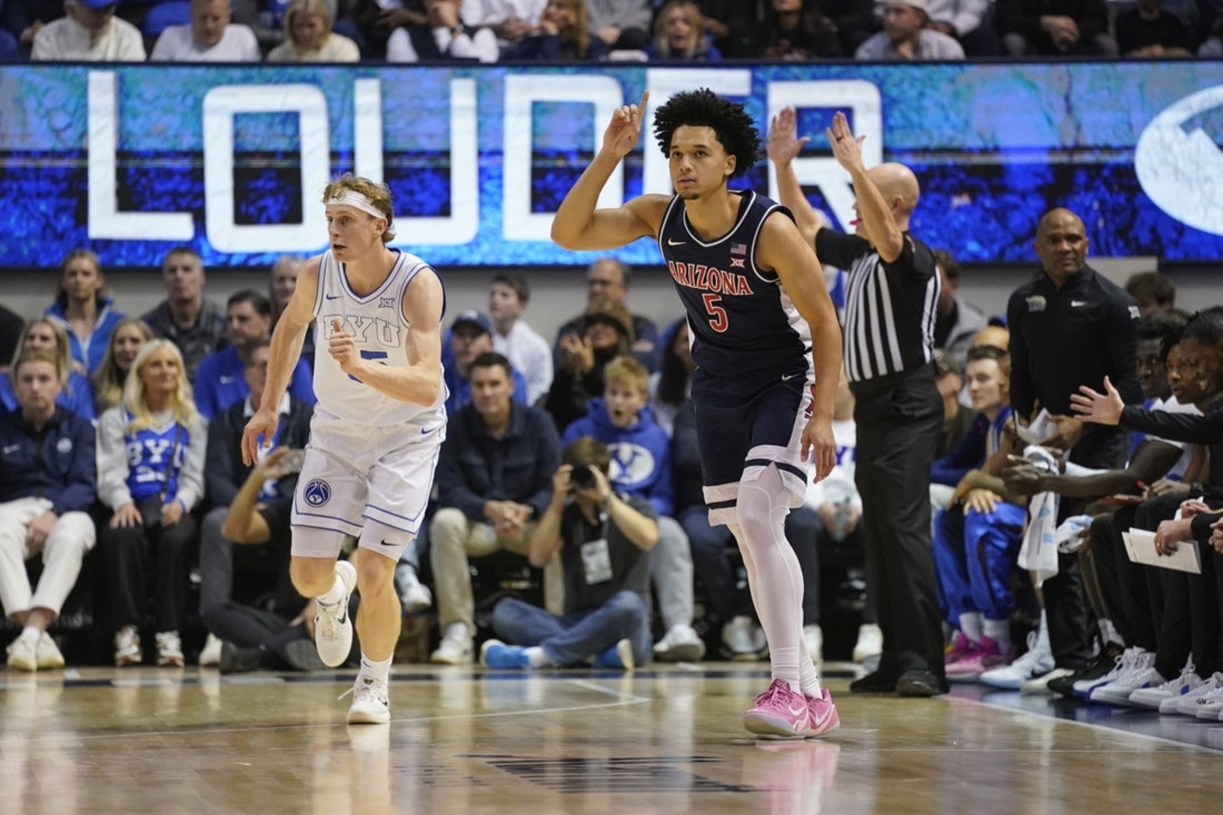 No. 1 Arizona barely survives late challenge from No. 13 BYU