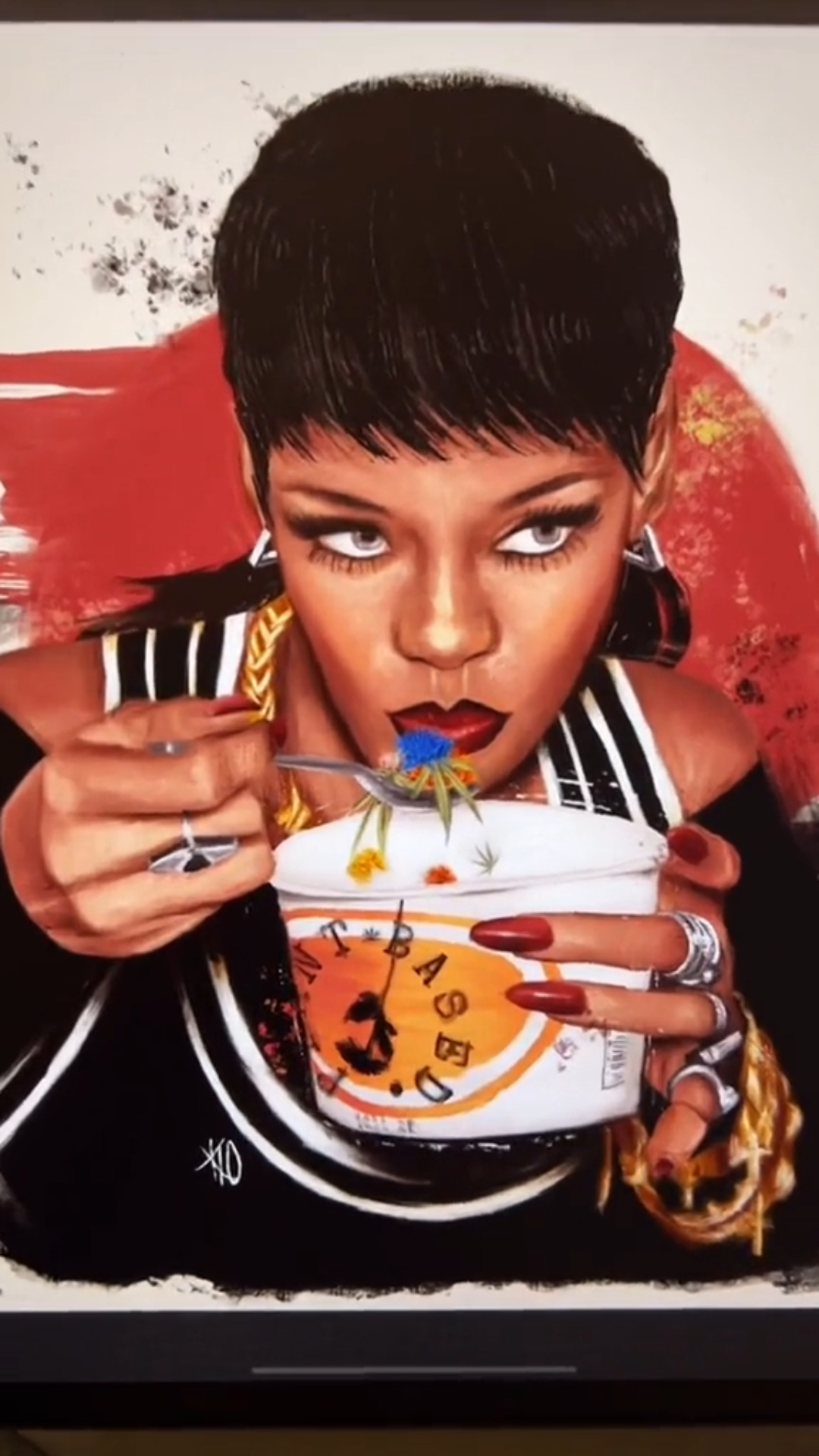 Drawing Rihanna is my favorite