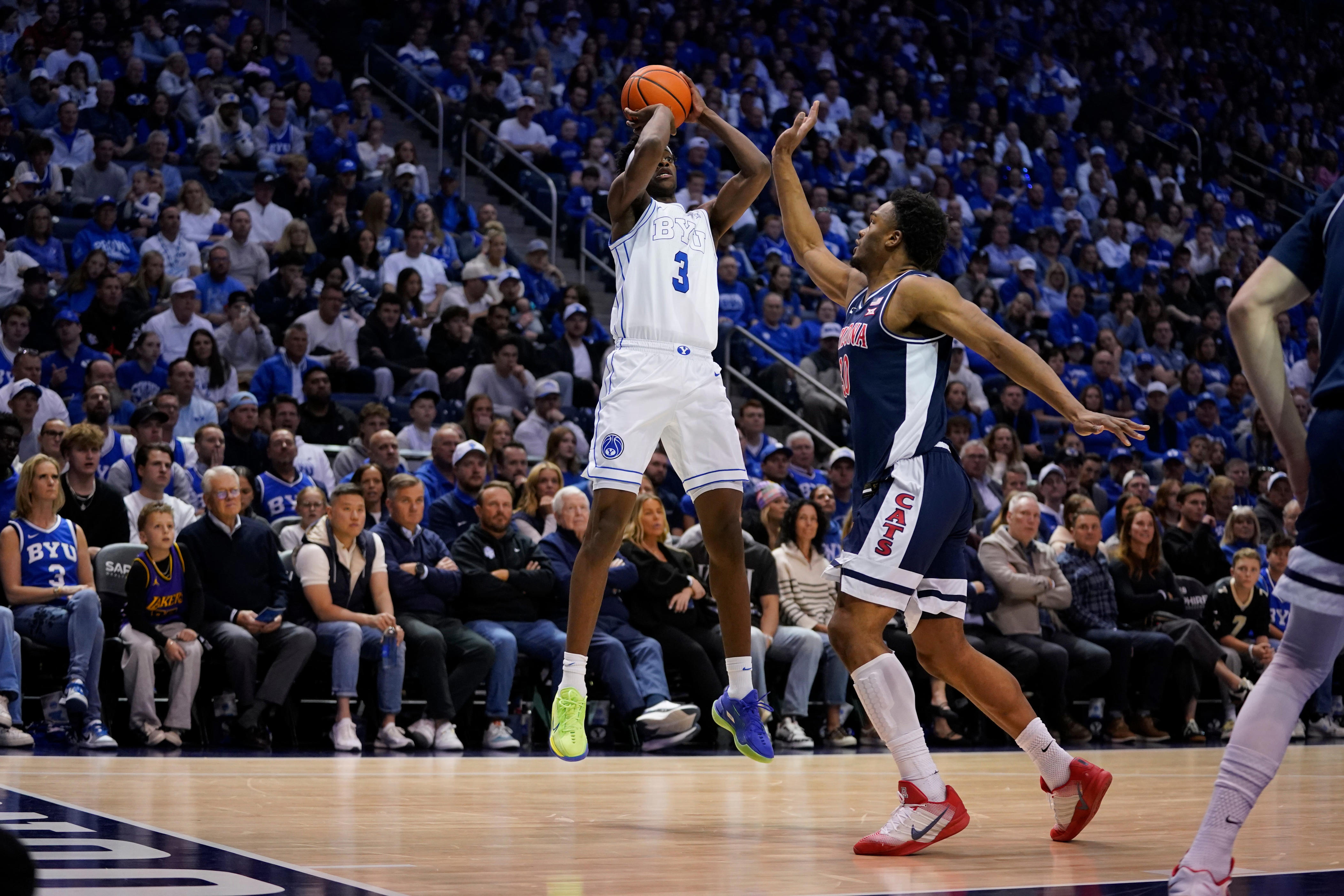 BYU star AJ Dybantsa teaches Gilbert Arenas that Utah's not a city