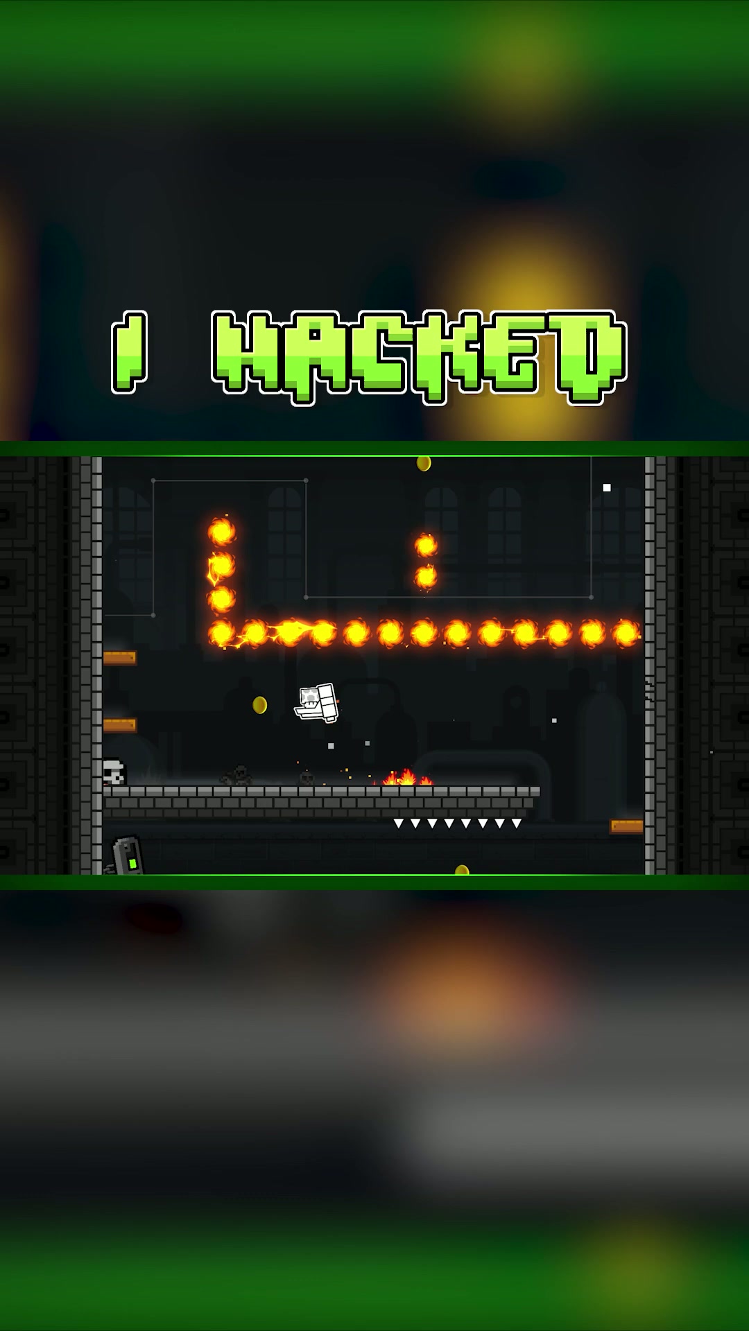 The only cool skip I could find in the Tower - Geometry Dash 2.2 # ...