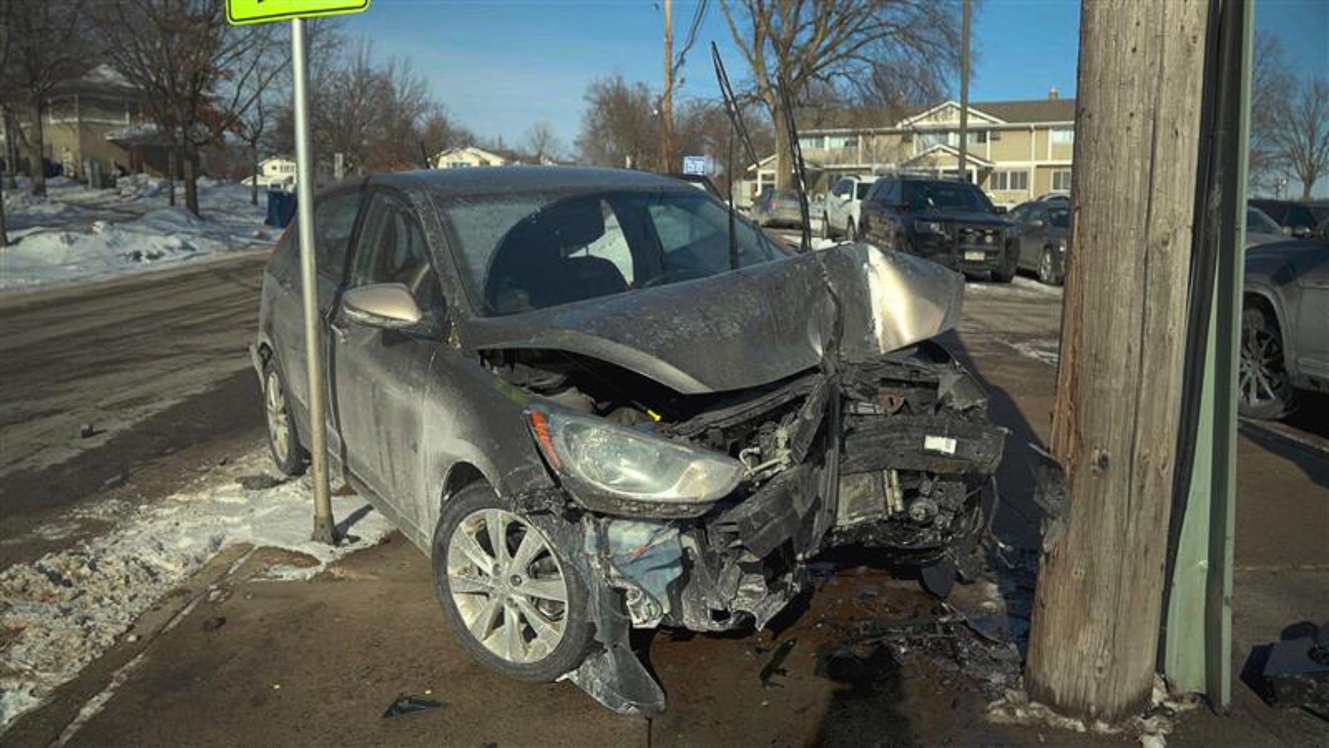 Wife says ICE chase led to crash that sent St. Paul man to hospital