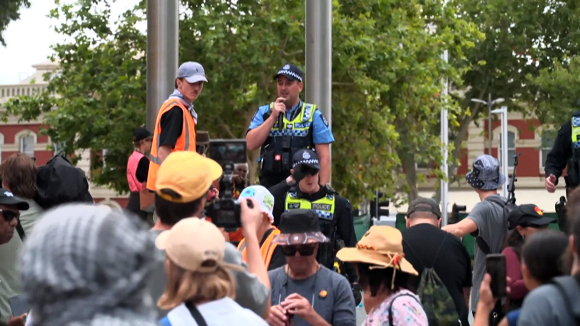 Man charged after potential explosive device thrown into Perth crowd