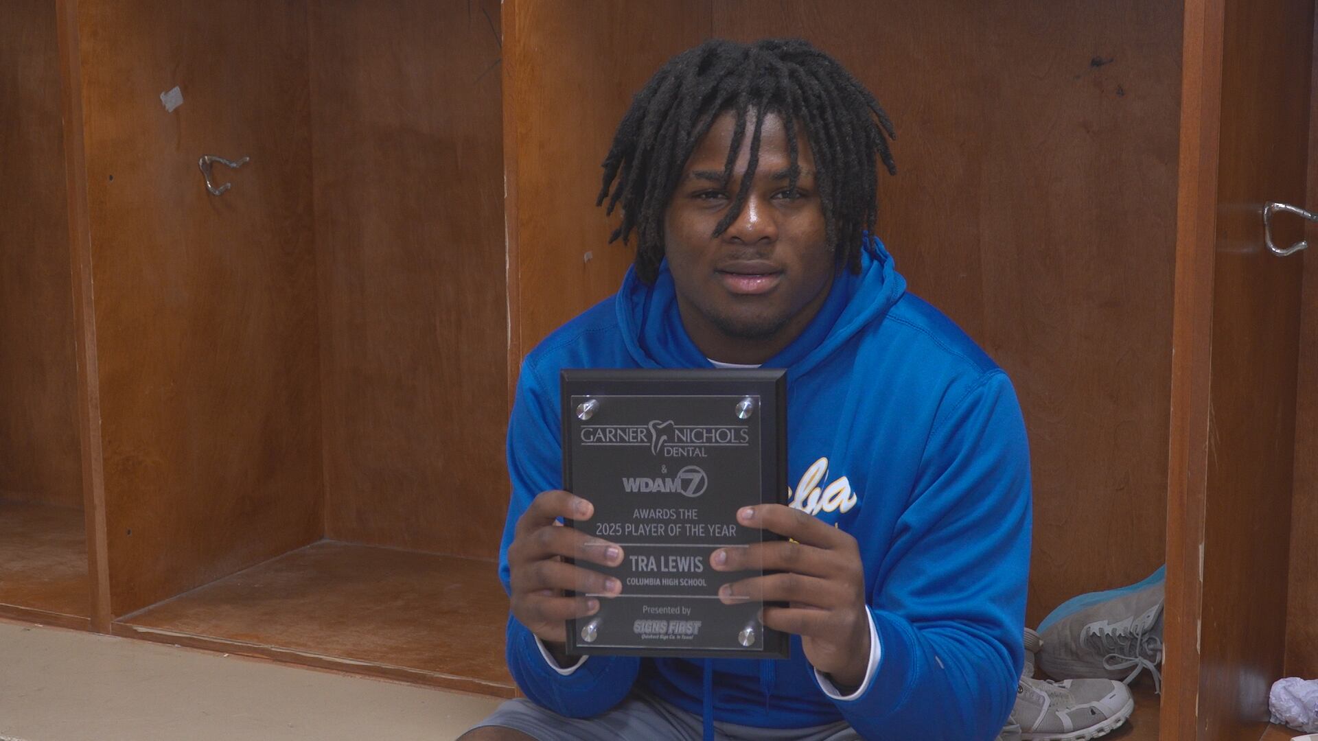 2025 WDAM 7 player of the year: Columbia High School RB/LB Tra Lewis