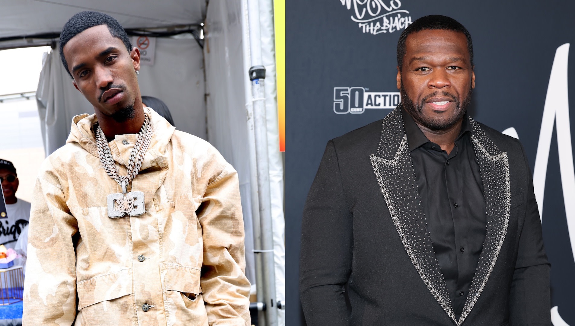 Christian Combs says 'senior citizen' 50 Cent is 'angry' and keeps ...