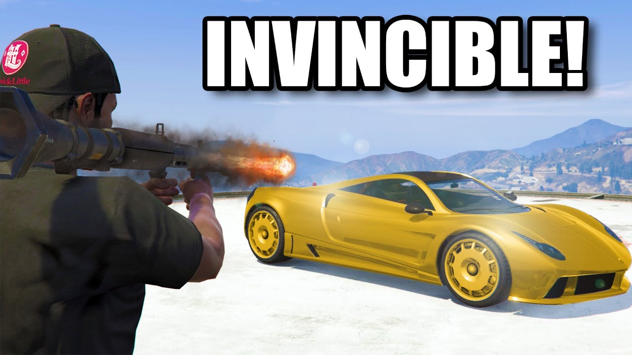 How to make any car invincible! (New way to troll people) | GTA 5 thug ...