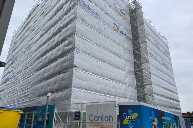 Warrington college building reopens following cladding issues