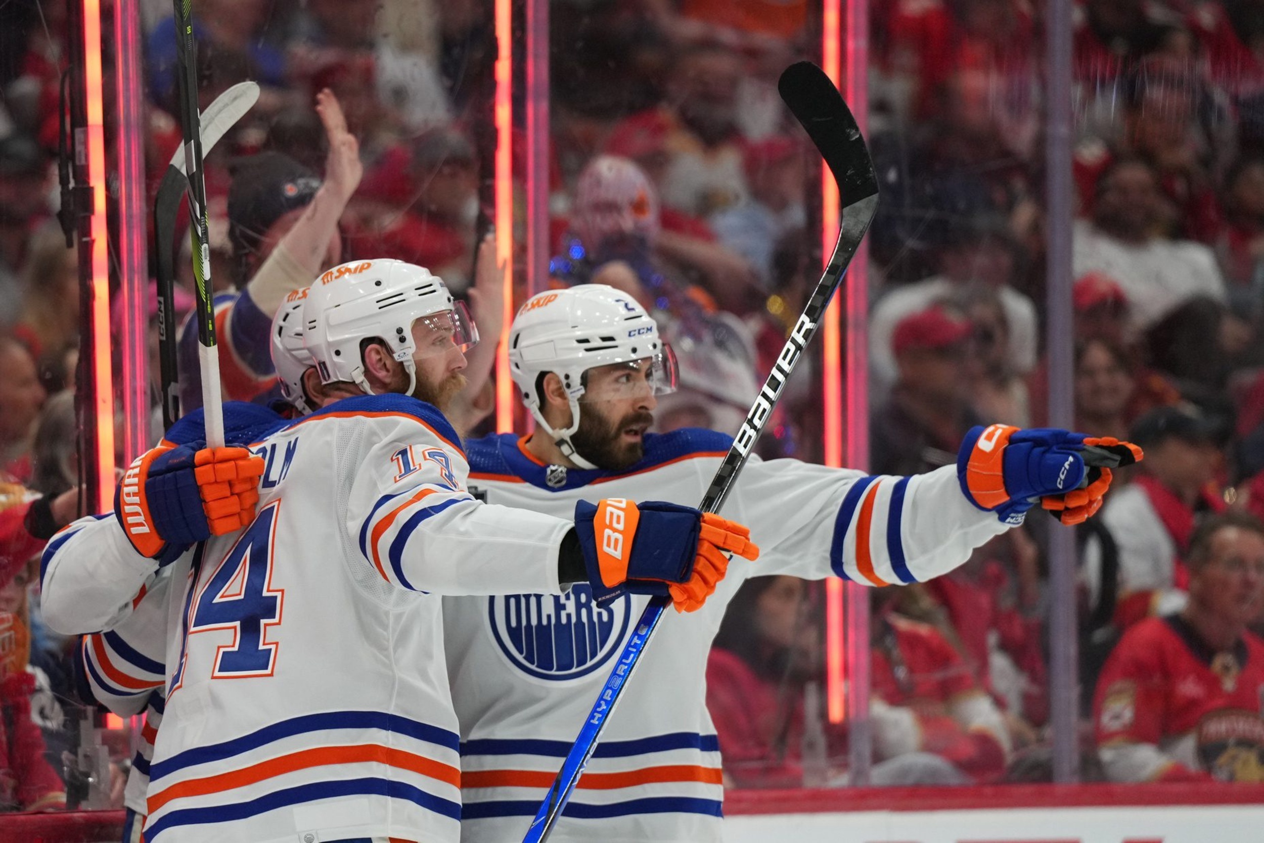 Oilers become first team to get hat tricks from defensemen in ...