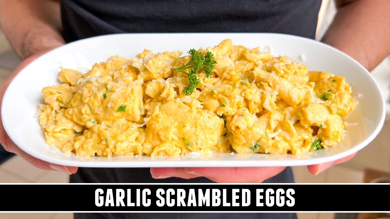 Spanish garlic scrambled eggs | How to make the best scrambled eggs