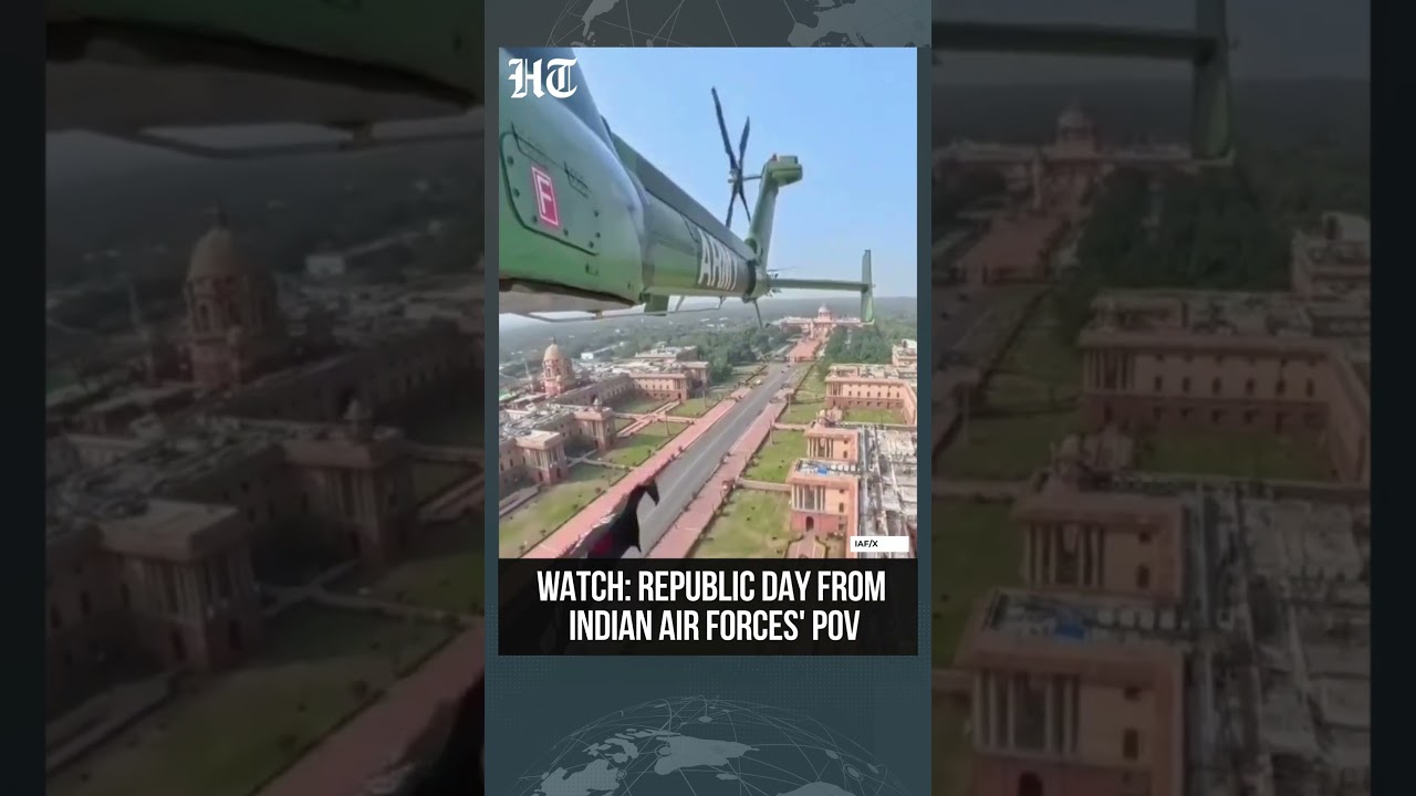 Watch Republic Day 2026 flypast through the eyes of Indian Air Force