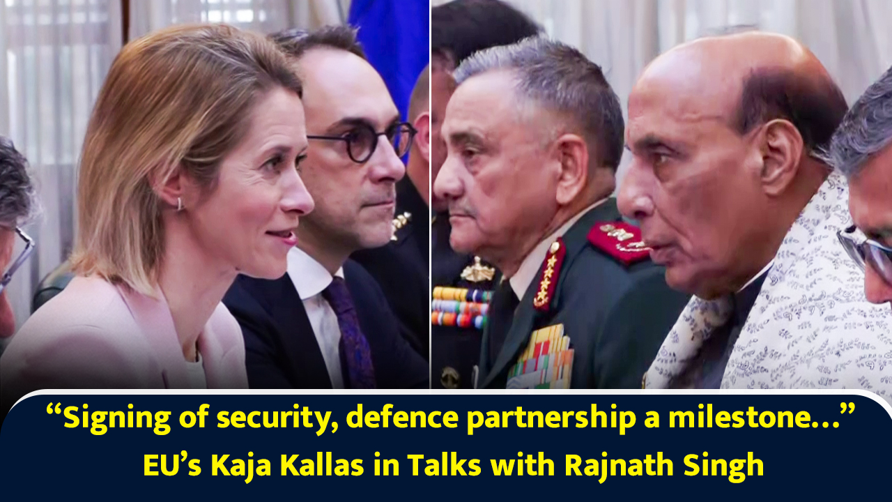 “Signing of security, defence partnership a milestone…” EU’s Kaja ...