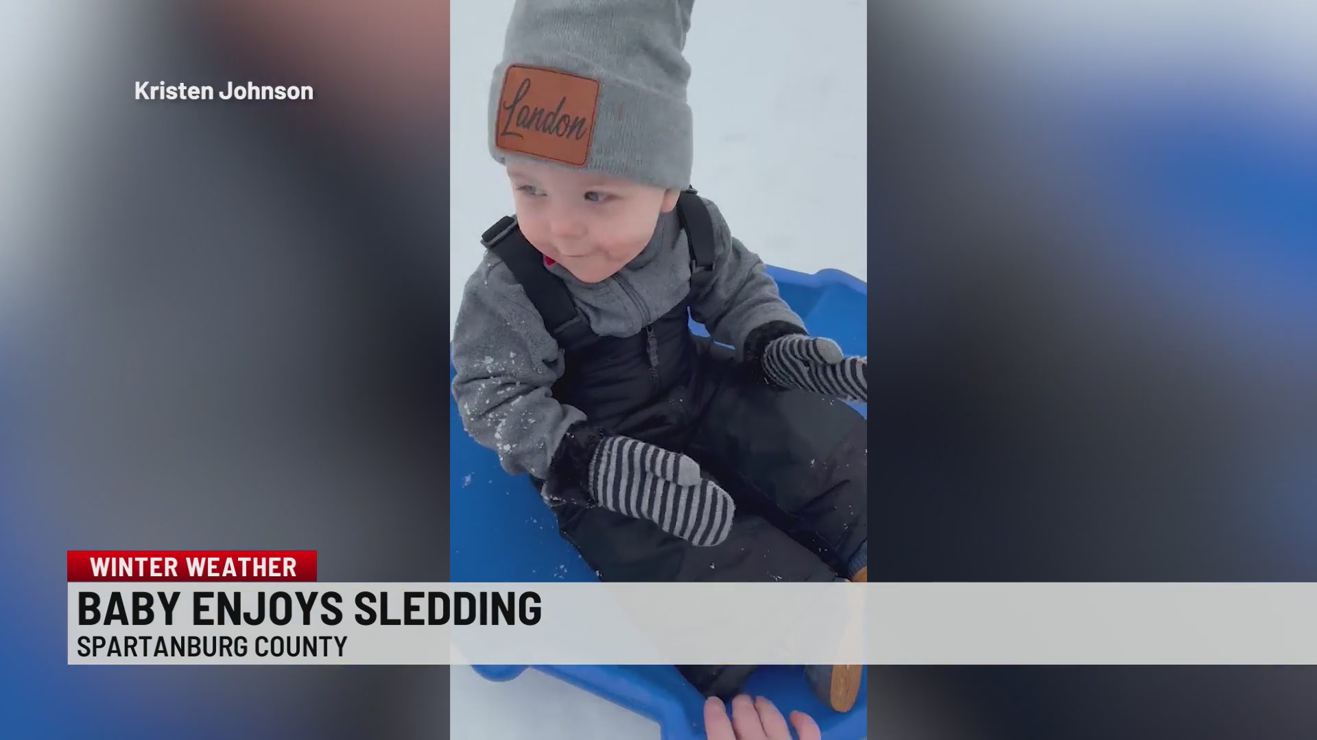 Finding fun in the ice storm in SC