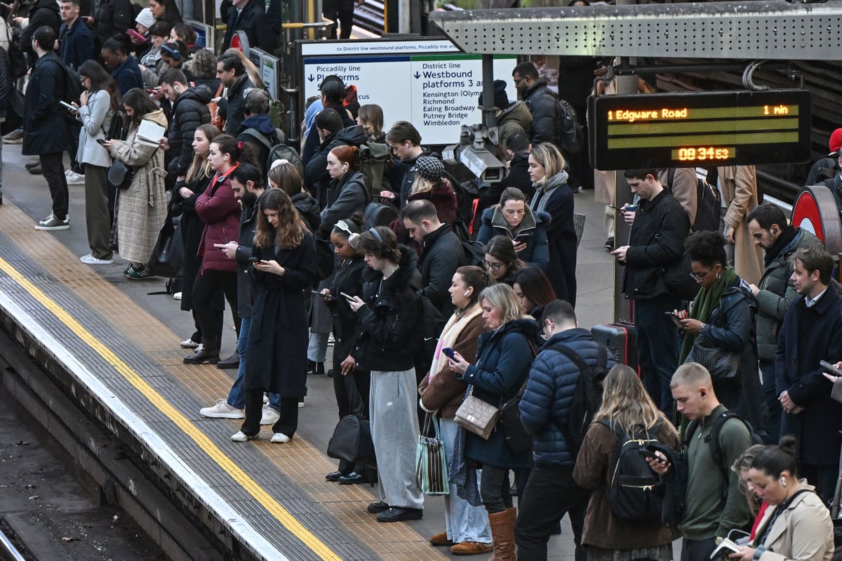 Latest tube and train updates as commuters face morning rush hour