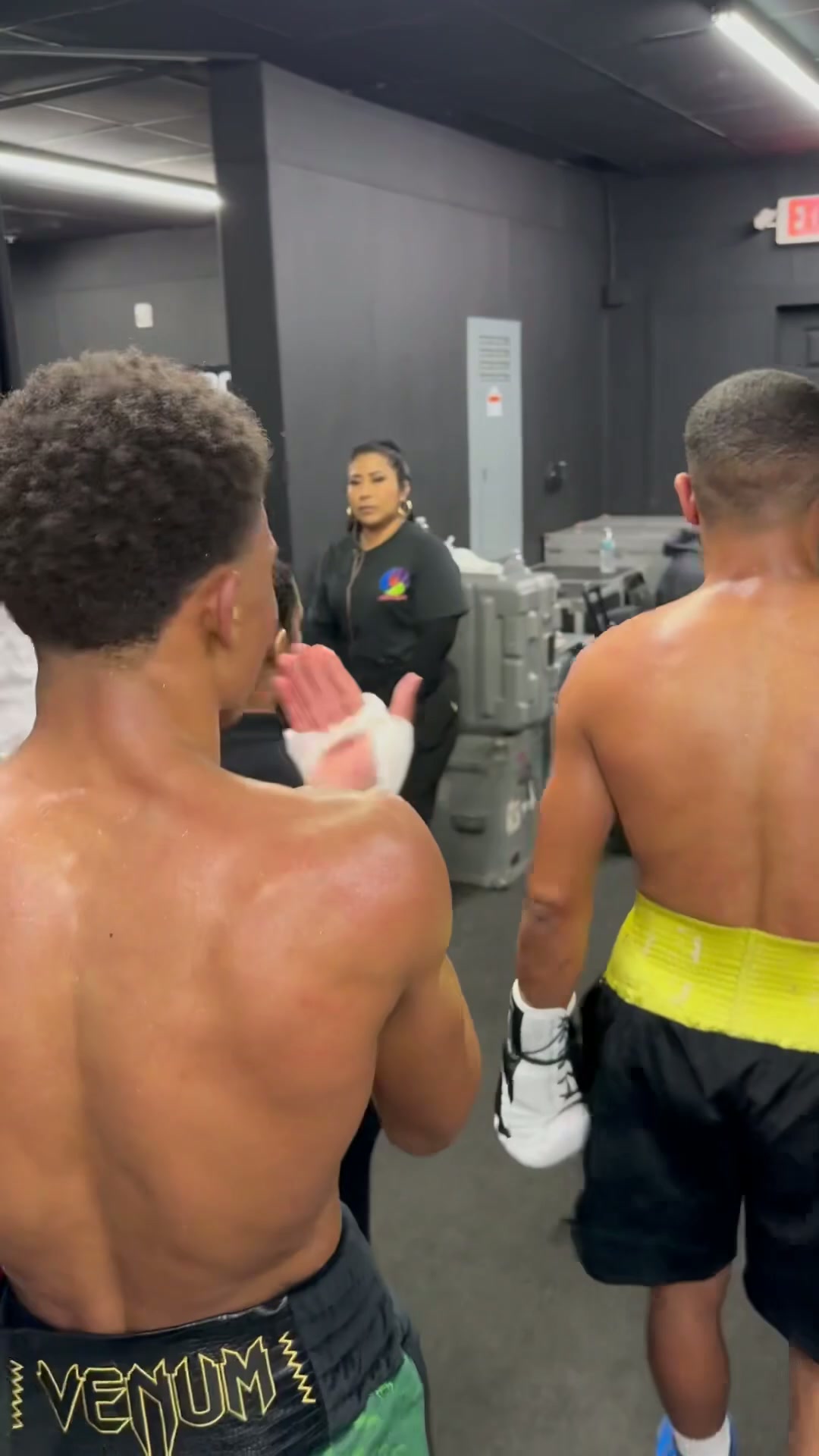 Robert Merriwether immediately after win on ProBoxTV